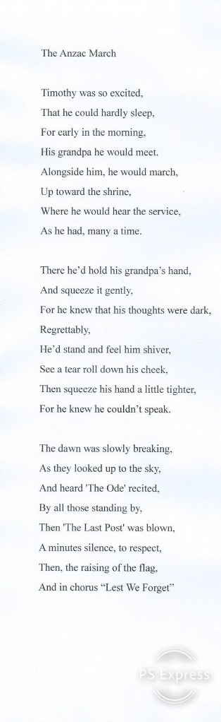 “The Anzac March” by Toni Newell | Australian Children’s Poetry