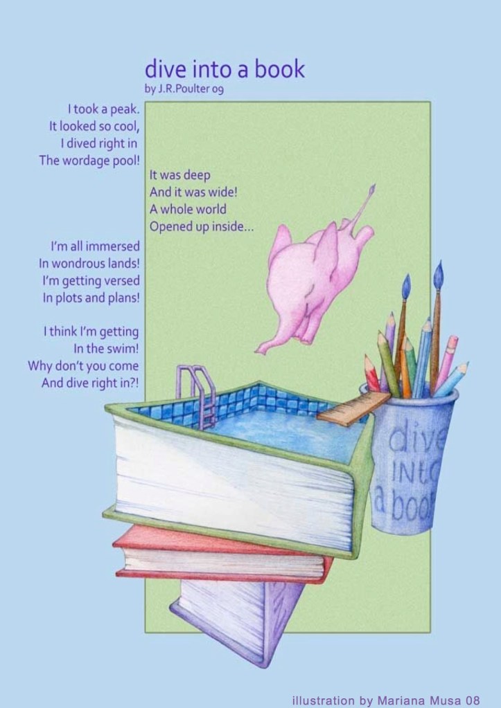 “Dive into a book” by J.R. Poulter | Australian Children’s Poetry