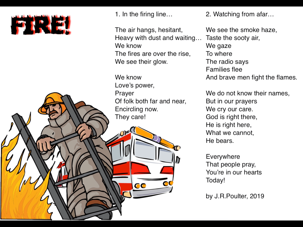 “Fire” by J.R. Poulter | Australian Children’s Poetry