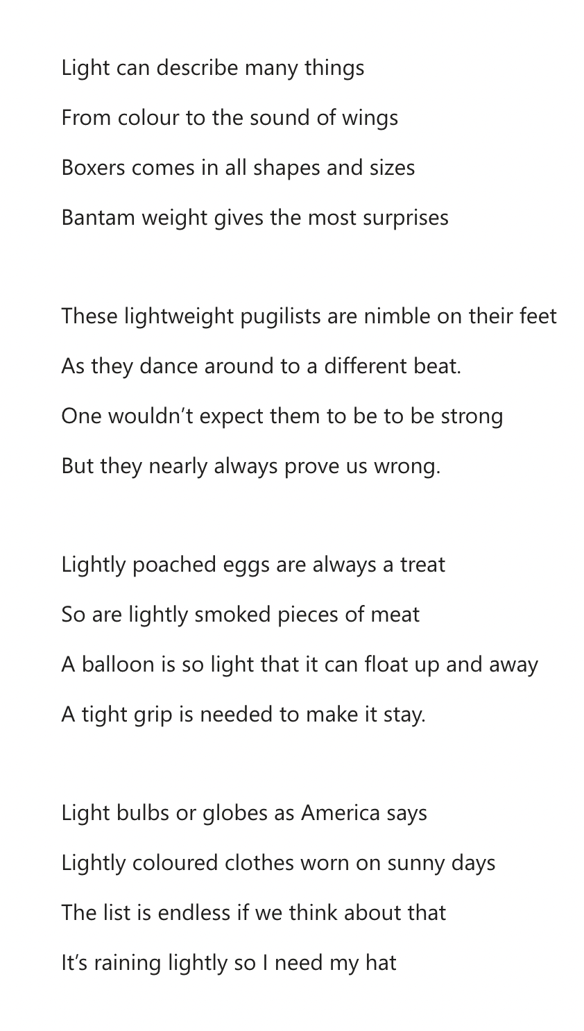 “All about Light” by Helen Evans | Australian Children’s Poetry