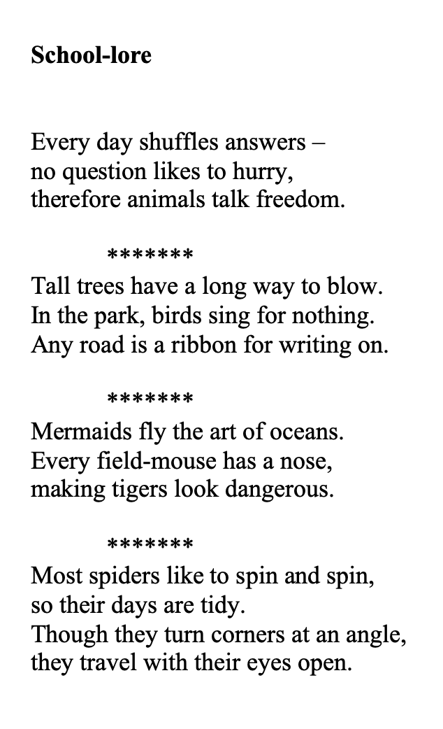 “School-lore” by Katherine Gallagher | Australian Children’s Poetry