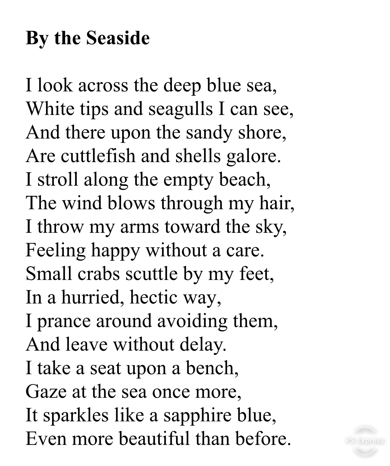 “By the Seaside” by Toni Newell | Australian Children’s Poetry