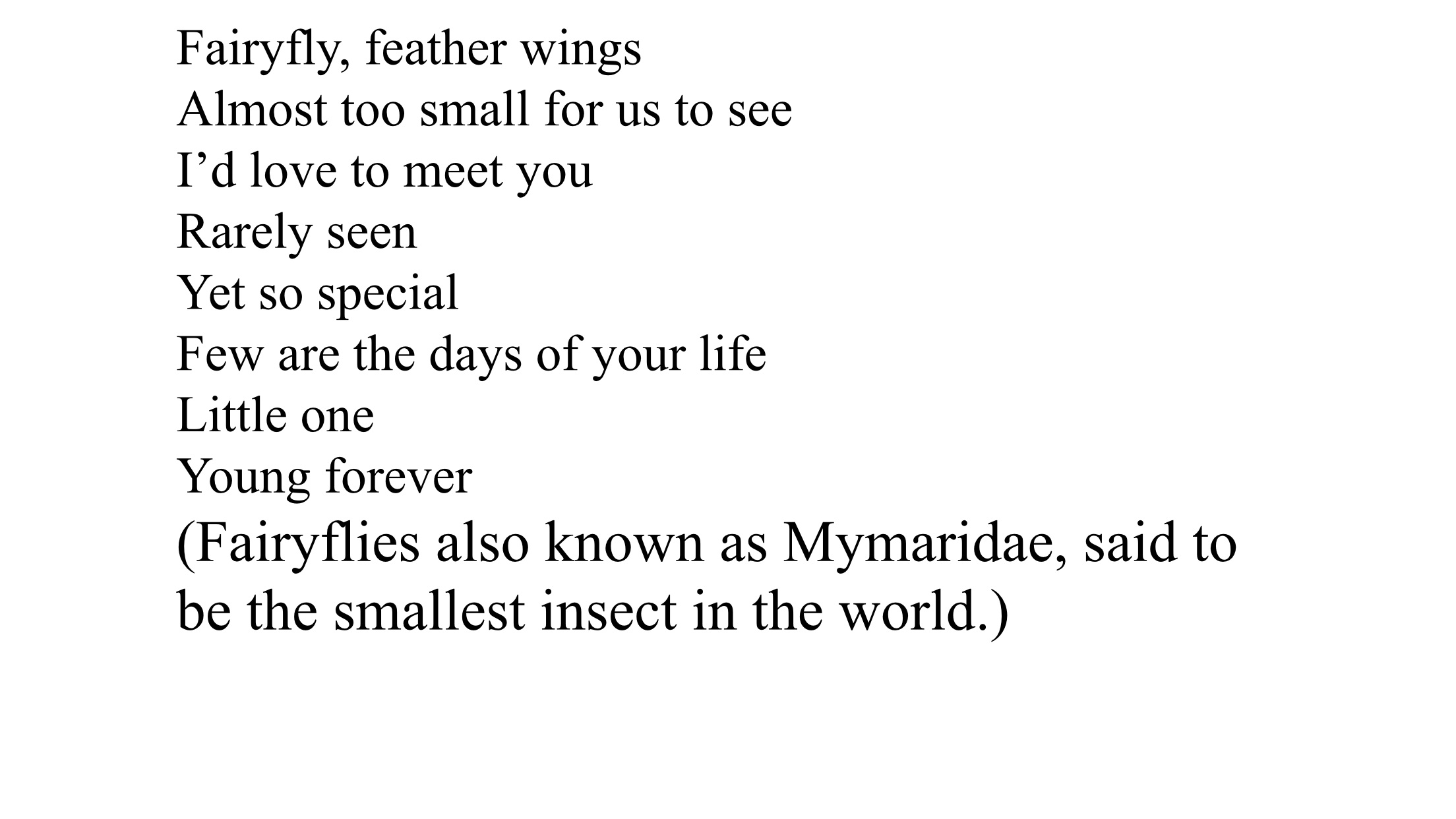 “Fairyfly” by Pat Simmons | Australian Children’s Poetry