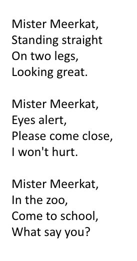 “Meeting Mr Meerkat” by James Aitchison | Australian Children’s Poetry